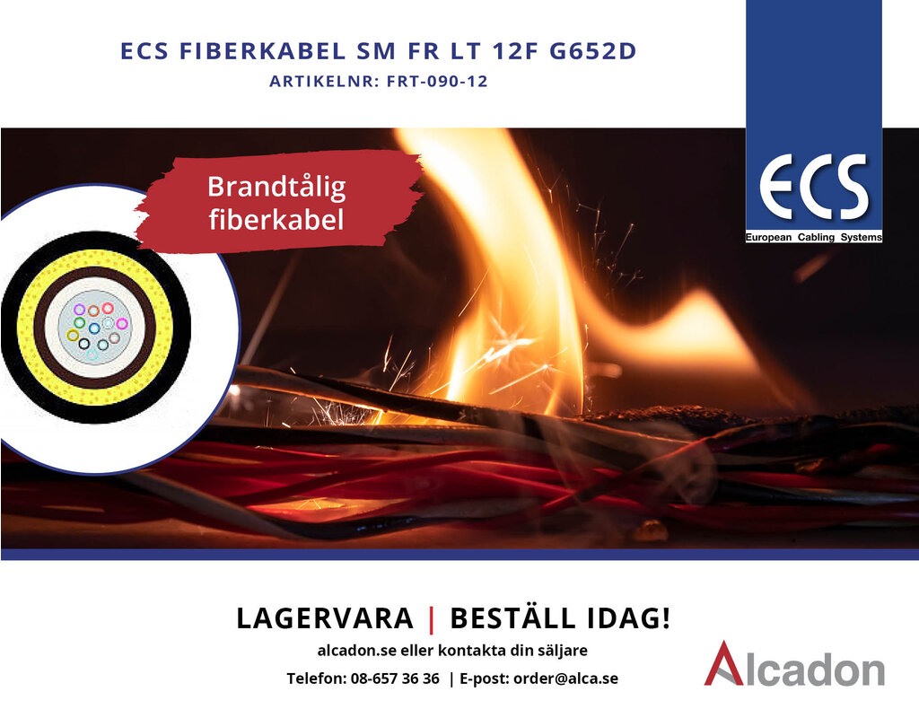Brandtålig fiberkabel - Alcadon AB