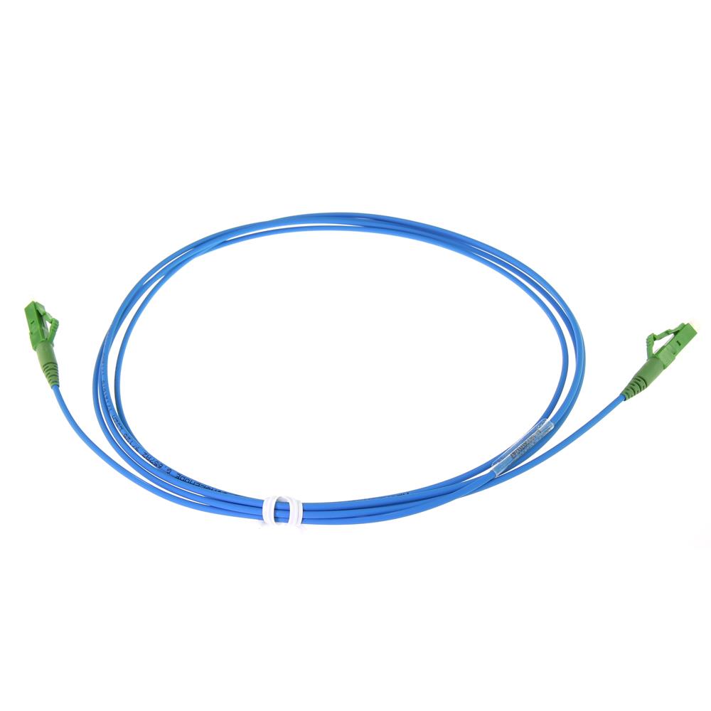 Fiberpatch simplex LC/APC-LC/APC 1,0m LSZH FTTH blå 10/125 G657A2 ...