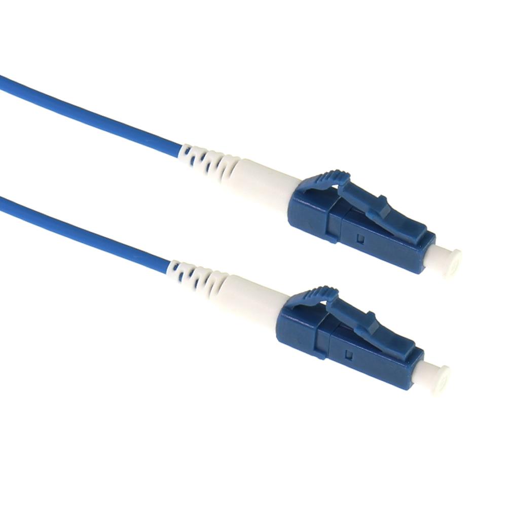 Fiberpatch simplex LC-LC G657A2 1,0m LSZH FTTH blå 10/125 - Alcadon AB