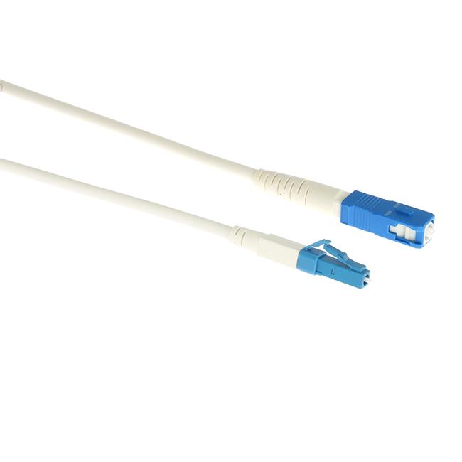 Villapatch LC-SC 10/125 G657A2 1,5m simplex 4.0mm HFFR mantel - Alcadon AB