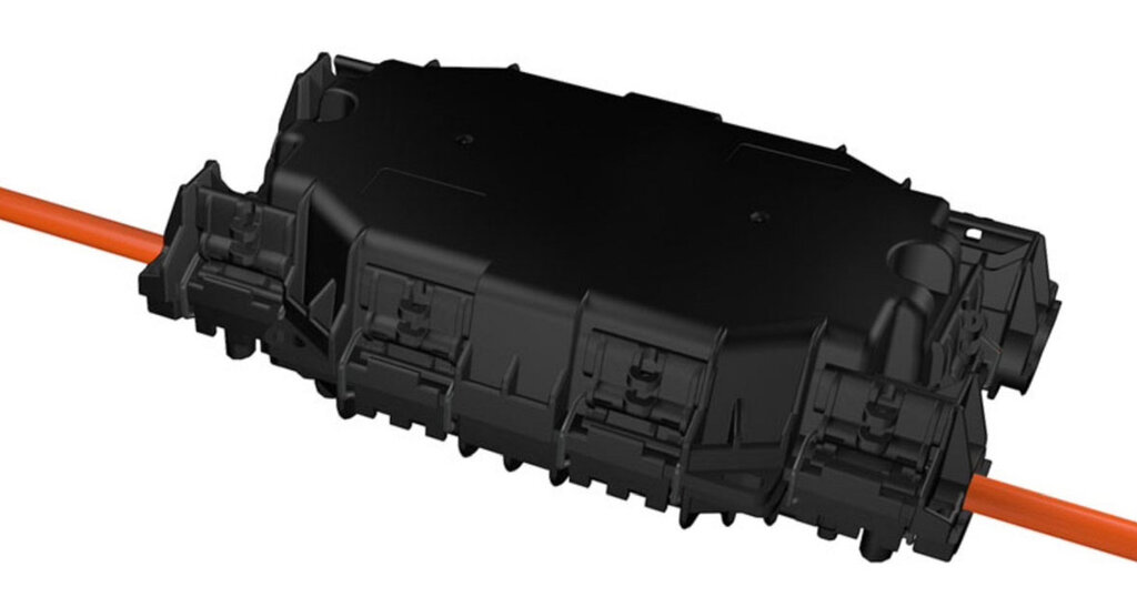 Commscope Fiber splice closure SCIL-B 12-splice,tray pre-installed ...