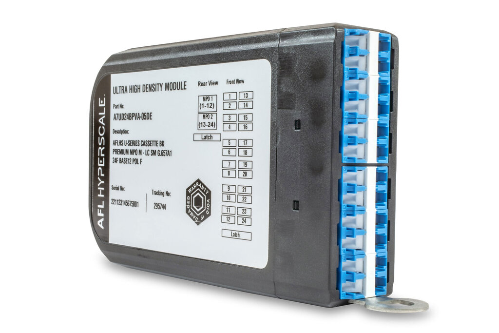 AFL U kassett SM 1x24 MPO 12xLCD MPO Elite male Type A 24fiber OS2 ...