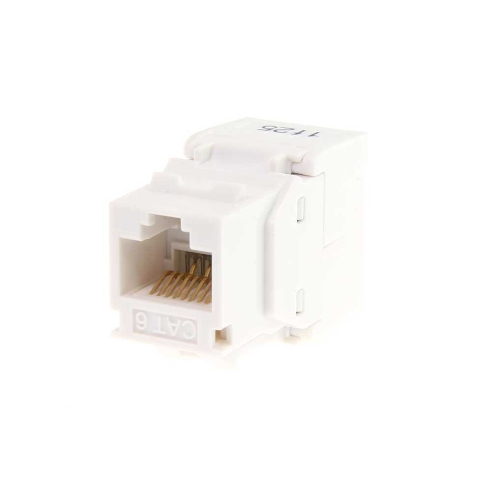 ECS Keystone jack UTP C6 Vit - Alcadon AB