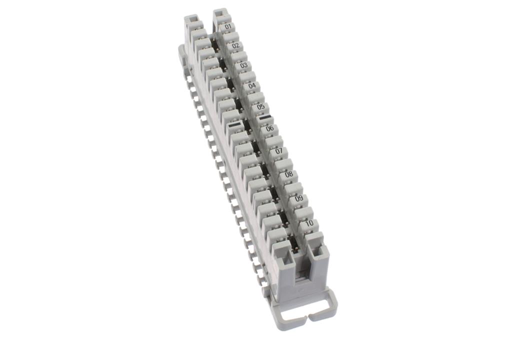 Krone kopplingsplint 10par 01-10 stående - Alcadon AB